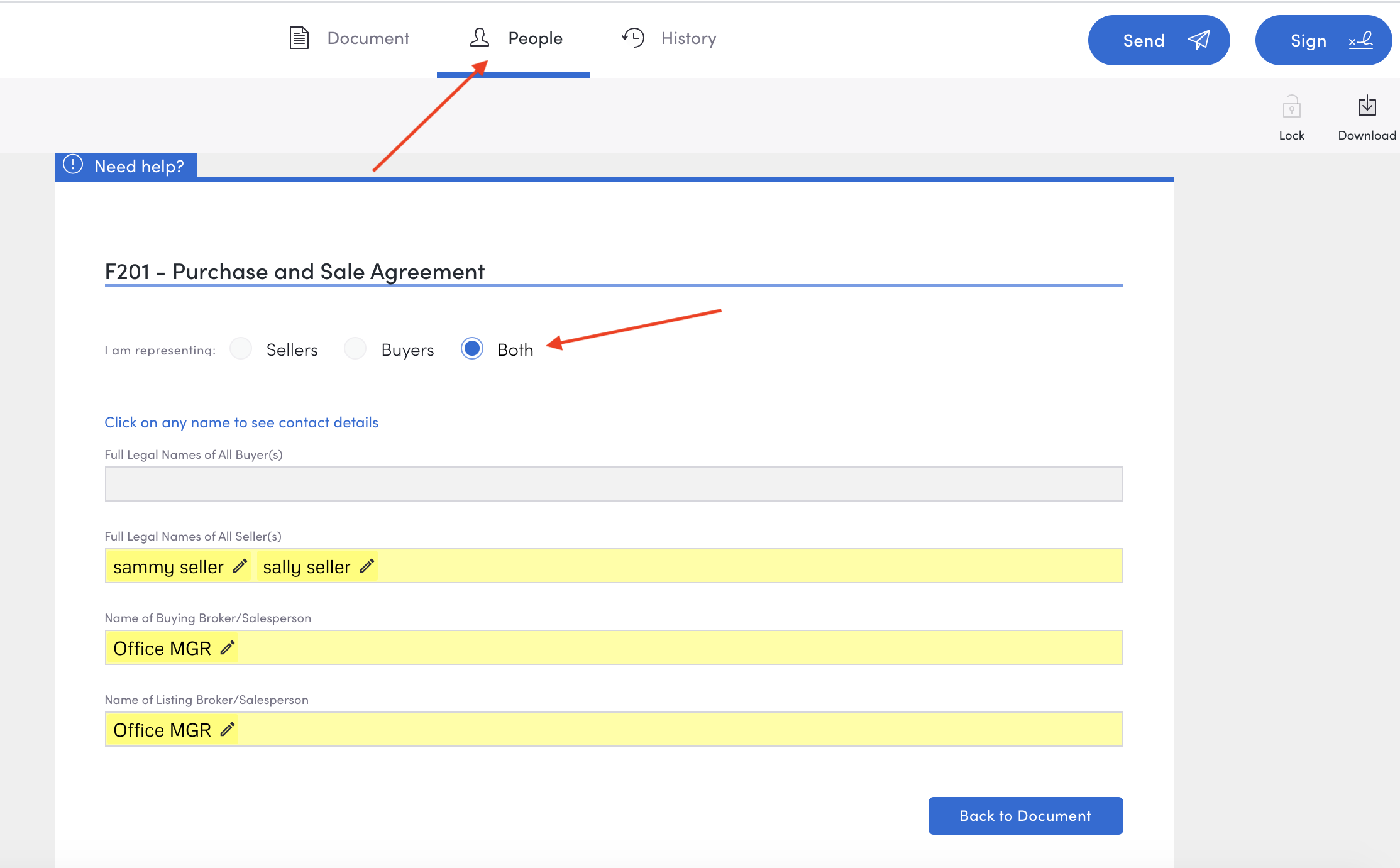 Sending Docs for Signature When You Are Both the Landlord/Seller and Agent – Remine Support Center